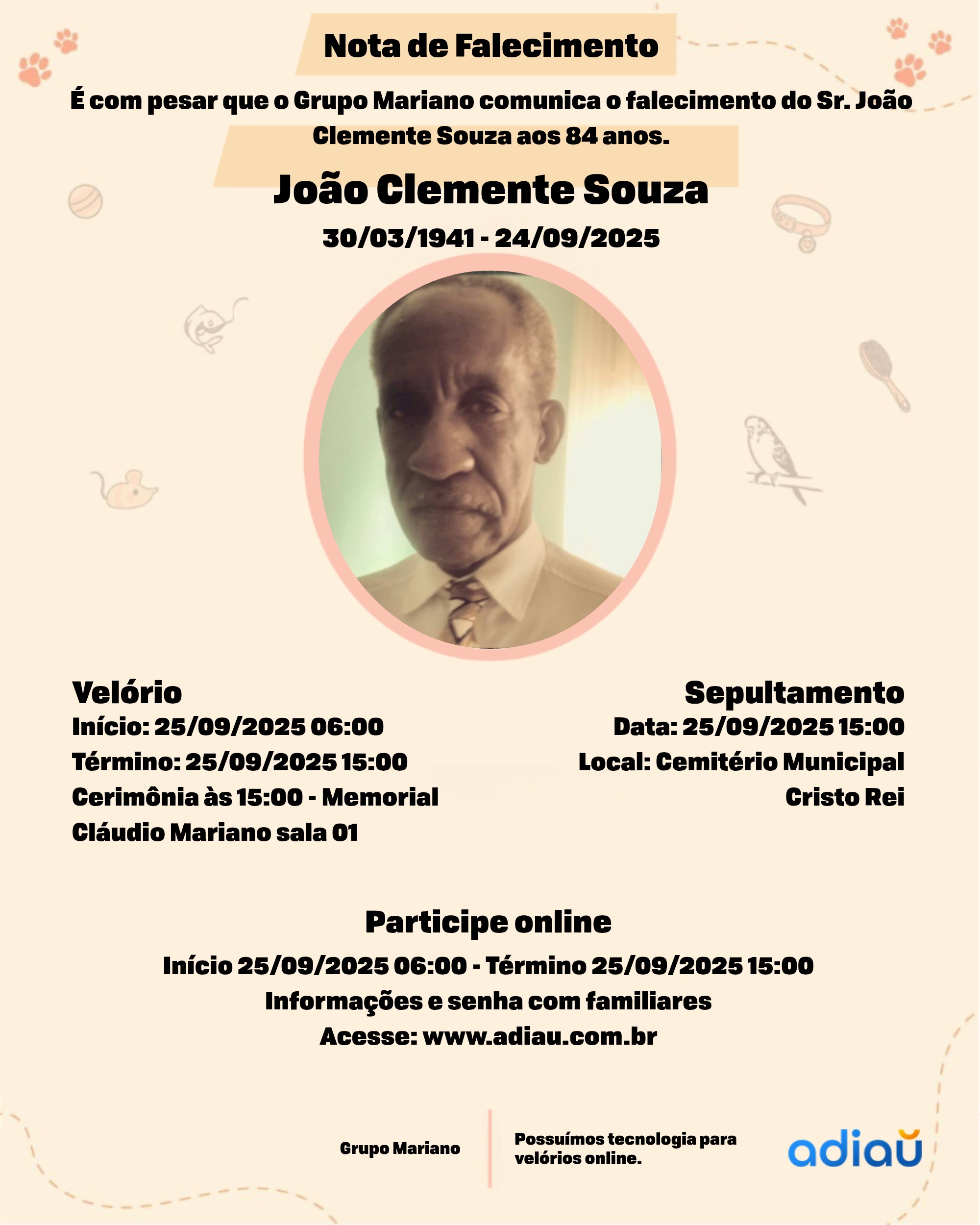 João Clemente Souza – Grupo Mariano